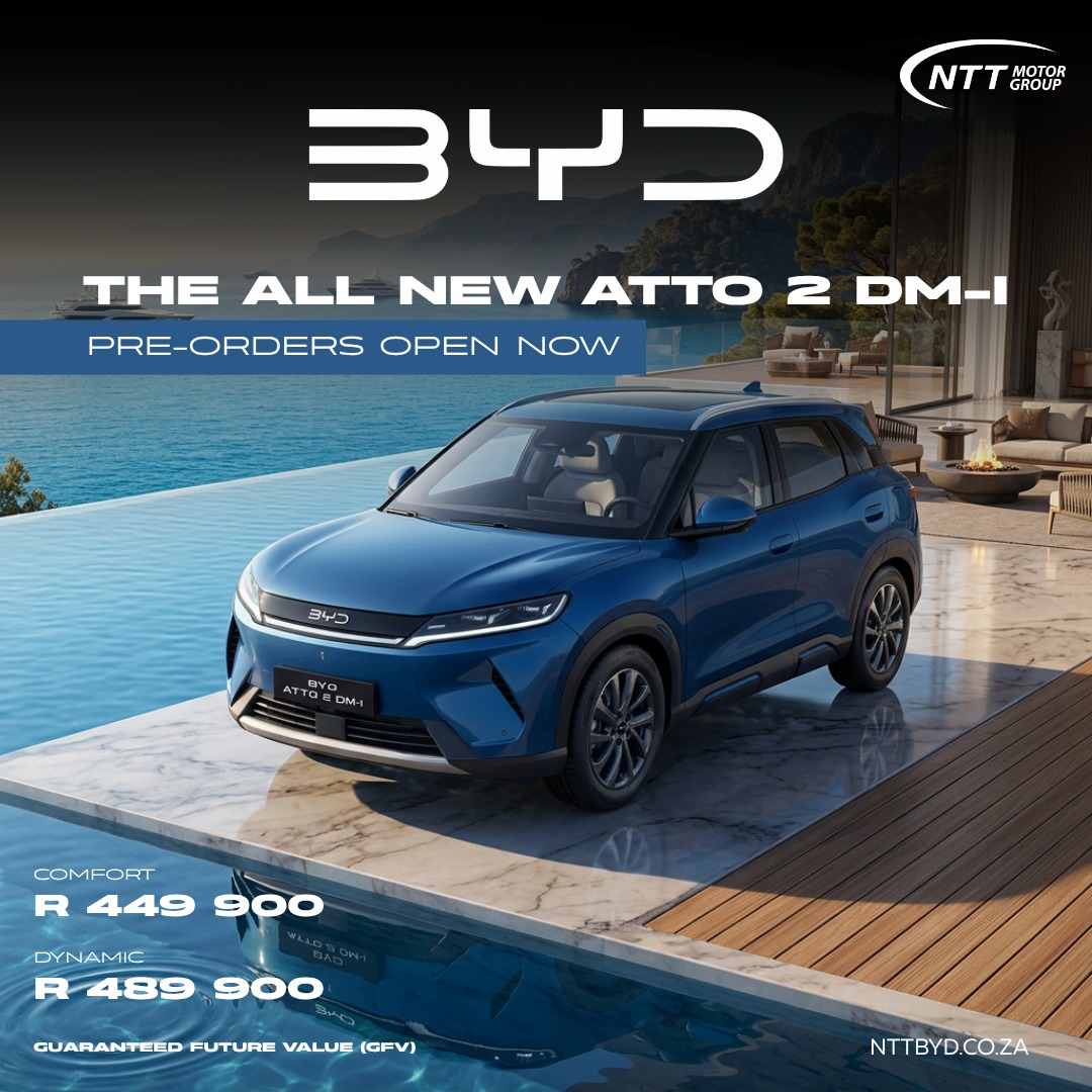 BYD Atto 2 DM-i Special Offer R 449 900 - NTT BYD
